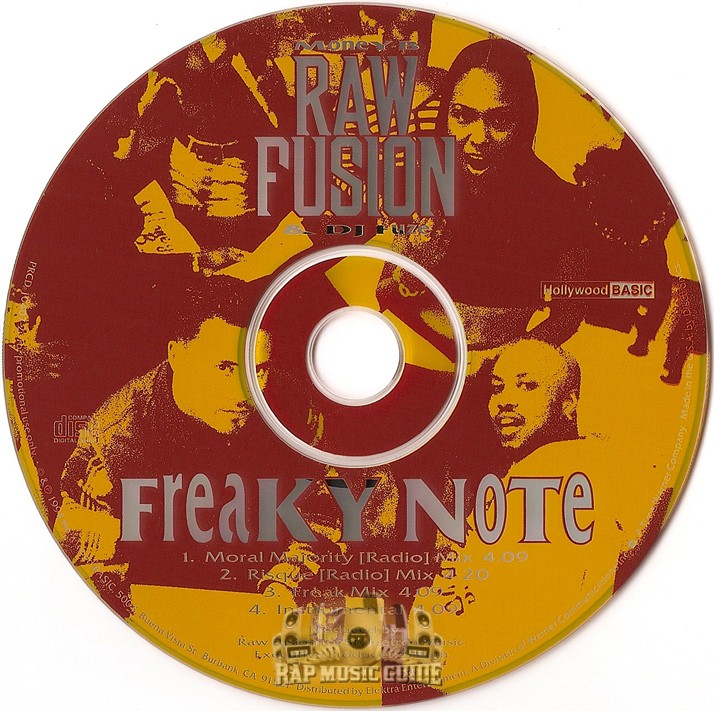 Raw Fusion - Freaky Note: Promo, Single. CD | Rap Music Guide